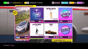 FH5 Forzathon Shop