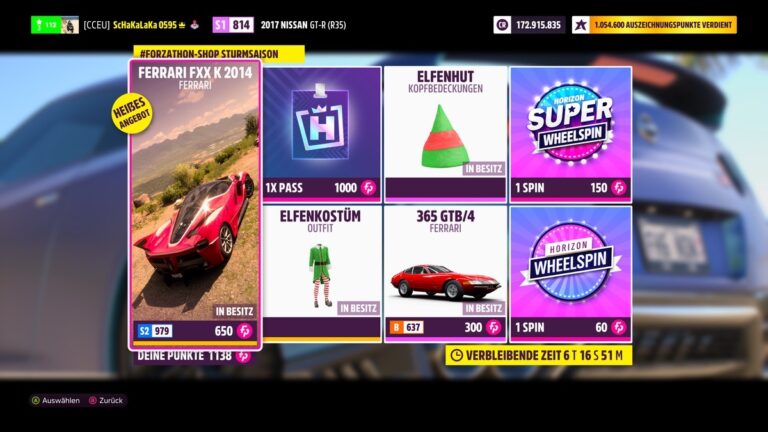 FH5 Forzathon Shop