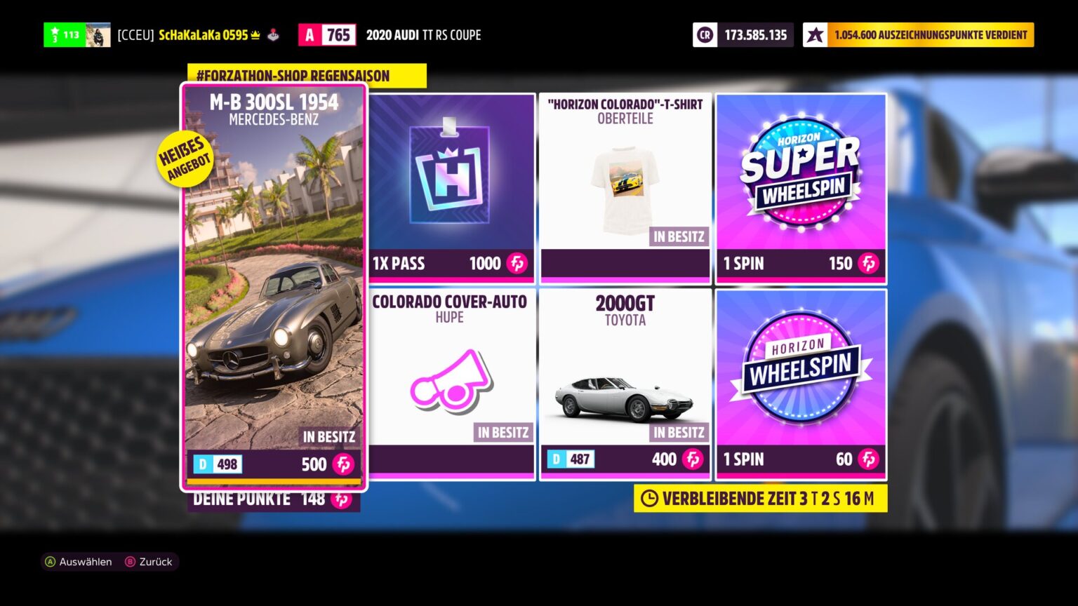 FH5 Forzathon Shop