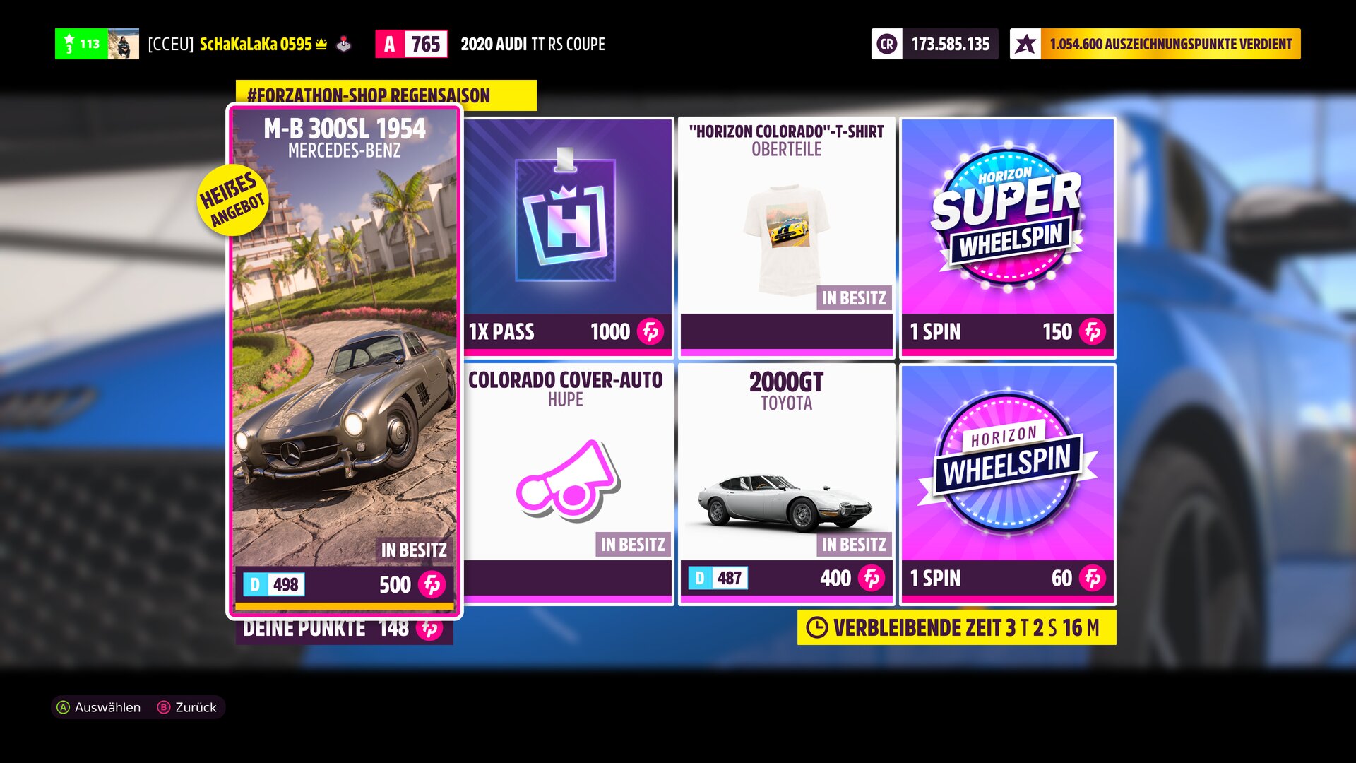 FH5 Forzathon Shop